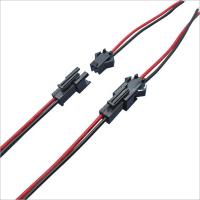 China PA66 Nylon Custom Wire Harness JST 2.54mm SM 2Pin Male Female Connector for LED Lamp for sale