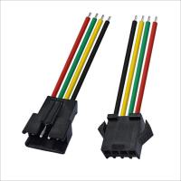 China PA66 Nylon Custom Wire Harness JST 2.54mm SM 2Pin Male Female Connector for LED Lamp for sale