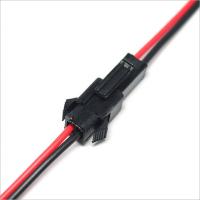 China PA66 Nylon Custom Wire Harness JST 2.54mm SM 2Pin Male Female Connector for LED Lamp for sale