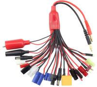 China 19 in 1 Multi Function RC Charging Cable 290mm with 19 Connectors for Quadcopter Car Drone for sale