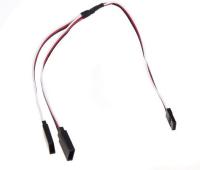 China JR Futaba Y Lead RC Servo Extension Cable 1 Male to 2 Female 22AWG 30cm for sale