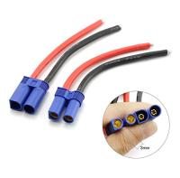 China Male Female EC3 Plug Battery Connector Wire 14AWG 10cm Cable for RC Drone for sale