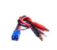China 14AWG 30cm RC Charger Lead 4mm Banana Male to EC3 Male Connector Adapter for sale