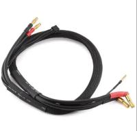 China 2S High Current Charge Cable w/4mm & 5mm Solid Bullet Connector 10/12/14awg 610mm for sale