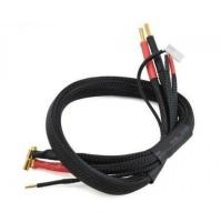 China 2S High Current Charge Cable w/4mm & 5mm Solid Bullet Connector 10/12/14awg 610mm for sale