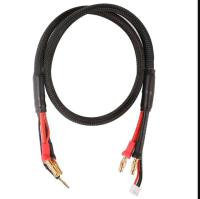 China 2S High Current Charge Cable w/4mm & 5mm Solid Bullet Connector 10/12/14awg 610mm for sale