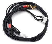 China 2S High Current Charge Cable w/4mm & 5mm Solid Bullet Connector 10/12/14awg 610mm for sale