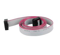 China 2.54mm Pitch 10 Pin IDC Flat Ribbon Cable Female to Female 1M Length for AVR JTAG Programmers for sale