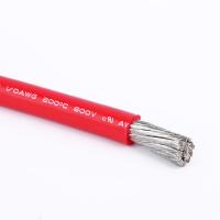 China Tinned Copper Flexible Silicone Cable 1AWG 2AWG 4AWG  6AWG 8AWG 10AWG for sale