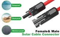 China DC 10AWG PV Photovoltaic Solar Cable With Waterproof Connectors for sale