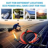 China DC 10AWG PV Photovoltaic Solar Cable With Waterproof Connectors for sale