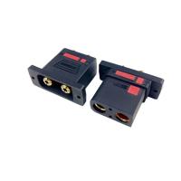 China QS10P-U Panel Mount Connector DC 210A-270A 750W Antispark Gold Plated Brass for Drone Ebike for sale