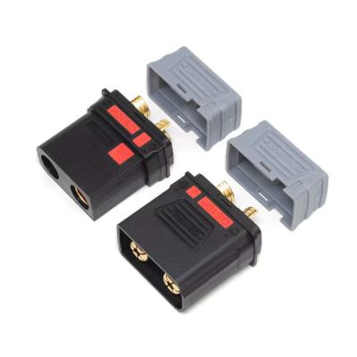 China QS10P-U Panel Mount Connector DC 210A-270A 750W Antispark Gold Plated Brass for Drone Ebike for sale