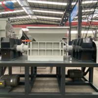 China Double Shaft Plastic Shredder Machine for Large Solid Plastic Waste Crushing for sale