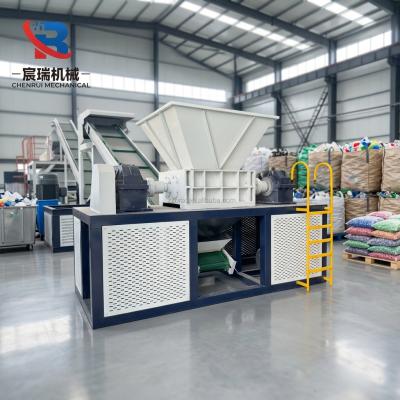 China Plastic Scrap Double Shaft Shredder Machine with Large Capacity for sale