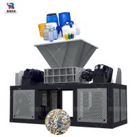 China Plastic Scrap Double Shaft Shredder Machine with Large Capacity for sale