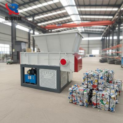 China Single Shaft Shredder for Metal Scrap Aluminum Can Copper Wire Steel Drum for sale