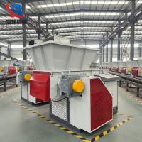 China Heavy Duty Single Shaft Shredder for Non-woven Fabric Carpet Leather for sale