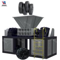 China Full Automatic Waste Tire Shredders Tyre Shredder Machine Tire Recycling Machine Price in China for sale