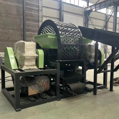 China Waste Car Bicycle Tire Shredder Truck Rubber Tire Shredder Machine CE Certification for sale