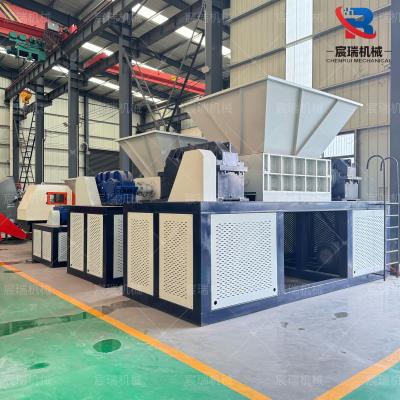 China High-Efficiency Dual Shaft Tire Shredder for Recycling - Large Capacity 1000-5000kg/h for sale