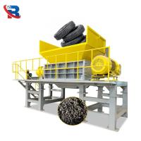 China Double Shaft Shredder for Waste Tire Rubber Recycling Machine for sale