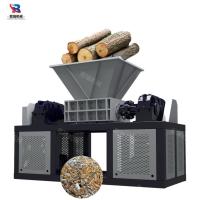 China Heavy Duty Double Shaft Wood Shredder for Wood Pallet Recycling for sale