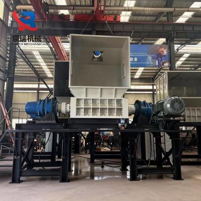 China Bulky Household Waste Shredder Used Clothing and Woven Bag Shredder Industrial Solid Waste Crusher Nylon Fabric Strip Pulverizer for sale