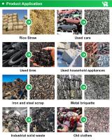 China Bulky Household Waste Shredder Used Clothing and Woven Bag Shredder Industrial Solid Waste Crusher Nylon Fabric Strip Pulverizer for sale