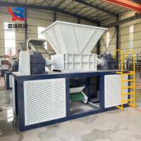 China Double Shaft Shredder Machine Multi-Function Solid Waste Plastic Metal Wood Tire Shredder for sale
