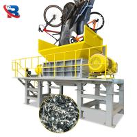 China Double Shaft Shredder Machine Multi-Function Solid Waste Plastic Metal Wood Tire Shredder for sale
