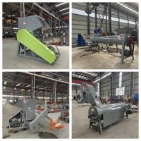 China PET Bottle Plastic Crusher High Output Plastic Grinding Machine for Beverage Bottle Recycling Plant for sale