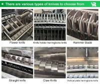 China Can and Plastic Bottle Crusher 40HP Plastic Crusher Machine Claw Knife Plastic Crusher for sale