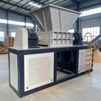 China Wood Crushing Double Shaft Shredder Machine with Durable Blade for sale