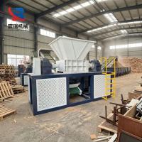 China Heavy Duty Double Shaft Shredder for Wood Pallet Crate Furniture Scrap for sale