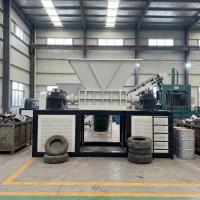 China Heavy Duty Double Shaft Shredder for Scrap Metal Tire Car Shell Oil Drum for sale