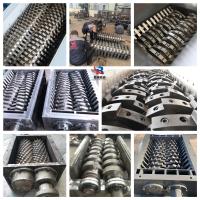China Heavy Duty Double Shaft Shredder for Scrap Metal Tire Car Shell Oil Drum for sale