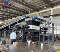 China Low Price Automatic Shredder Steel Waste Crusher Car Bicycle Crushing Scrap Iron Metal Crusher Machine for sale