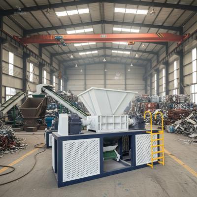 China Powerful Double Shaft Shredder for Metal Recycling Factory for sale