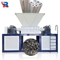 China Double Shaft Plastic Shredder for HDPE Pipe/PET Bottle/PP Film/Plastic Drum Crushing for sale