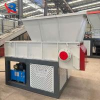 China 800 Single-Shaft Shredder Designed for Plastic Fabric Strips Leather Used Clothing Metal Bales and More for sale