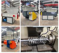 China 800 Single-Shaft Shredder Designed for Plastic Fabric Strips Leather Used Clothing Metal Bales and More for sale