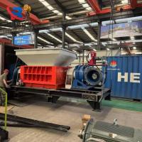 China Heavy Duty Double Shaft Metal Shredder - 3-8 T/H Capacity for Scrap Steel/Iron/Aluminum Recycling for sale