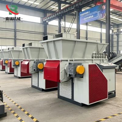 China 1000-2000kg/H Single-Shaft Shredder Recycling Scrap Metal Briquettes, Aluminum Foil Copper Foil Plastic Pipes and Woven Bags for sale