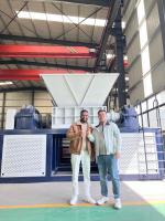 China Industrial Double Shaft Shredder Machine for Plastic Wood Metal Crushing for sale