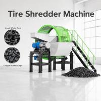 China Durable Tire Shredder System Capable of Handling Various Tire Sizes for Sustainable Tire Disposal and Material Recovery for sale