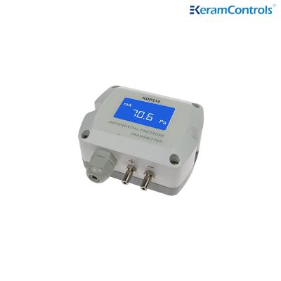 China KDP210 Differential Pressure Transmitter 100Pa to 10000Pa 0-10V Output IP65 HVAC Sensor for sale
