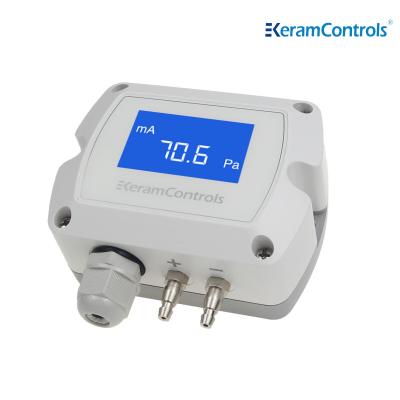 China KDP210 0-10000Pa Differential Pressure Transmitter IP65 HVAC Clean Room for sale