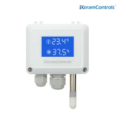 China KTH500 IP65 4-20mA Air Duct Temperature Humidity Sensor with ±0.3°C Accuracy and 0-100% RH Range for sale