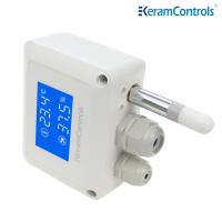 China KTH500 Temperature Humidity Transmitter 0-5V/4-20mA Output with ±0.3℃ Accuracy for HVAC Systems for sale